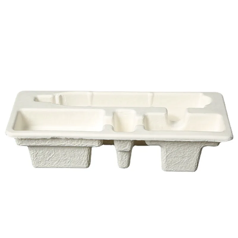 Custom Electric Toothbrush Pulp Paper Packaging Moulded Pulp Packaging Is Dry Pressed,Moisture ...