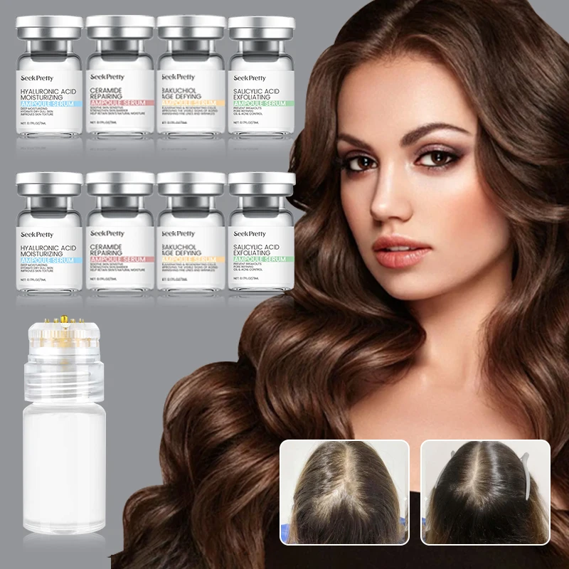 Professional Peptide Pdrn Collagen Stem Cells Hair Repair Serum Mesotherapy Hair Serum ...