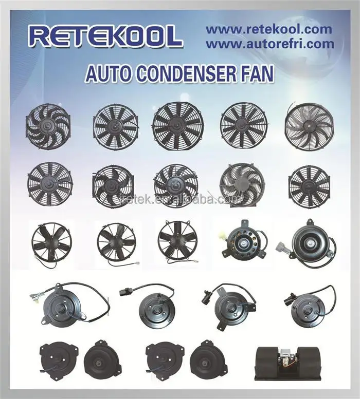 14-inch 120W 24V Auto Radiator Cooling Condenser Fan for Cars