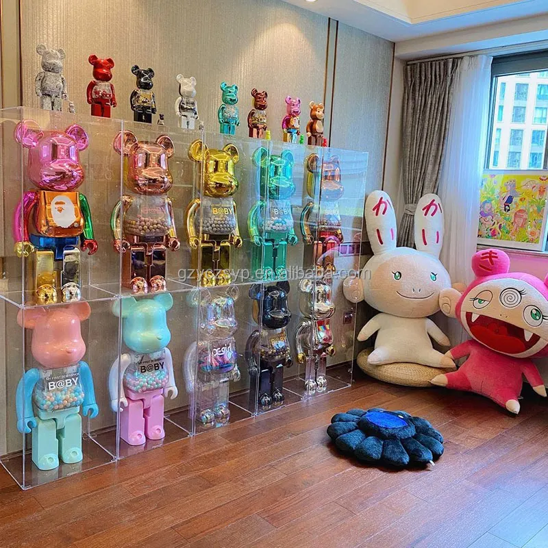 Clear Acrylic Doll Display Box Fancy Plastic Case Large Size Customized ...