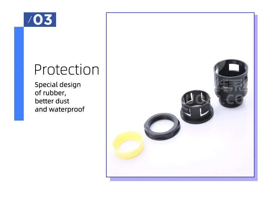 PA Nylon Plastic Electrical Quick Screw Plug Straight Connector Fitting ...