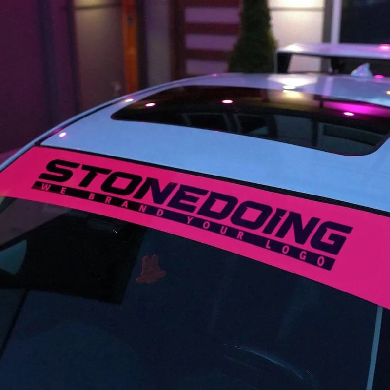 Custom Car Window Stickers - Weatherproof Vinyl Vehicle Decals with ...