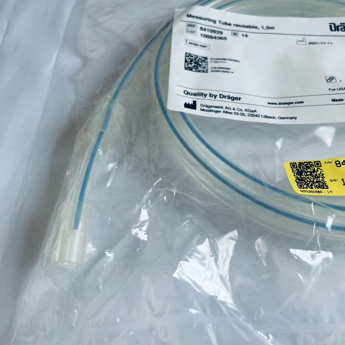 Drager 8410929测量管可重复使用，1.5M，由Drager Inc全新| Alibaba.com