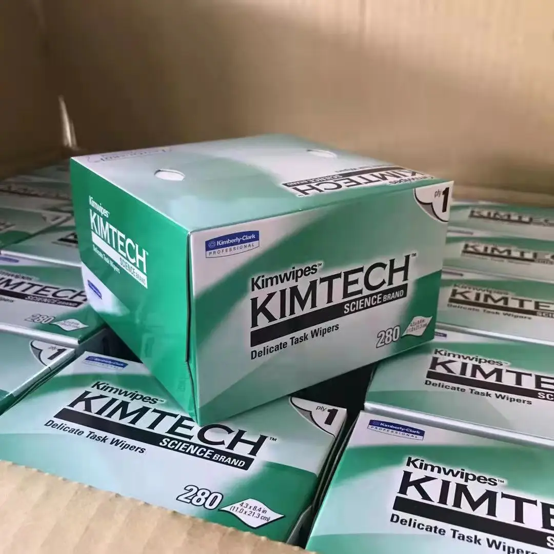 Cleanwiper Fiber Optic Cleaning Wipers - Kimtech Kimwipes 34155, 280pcs ...