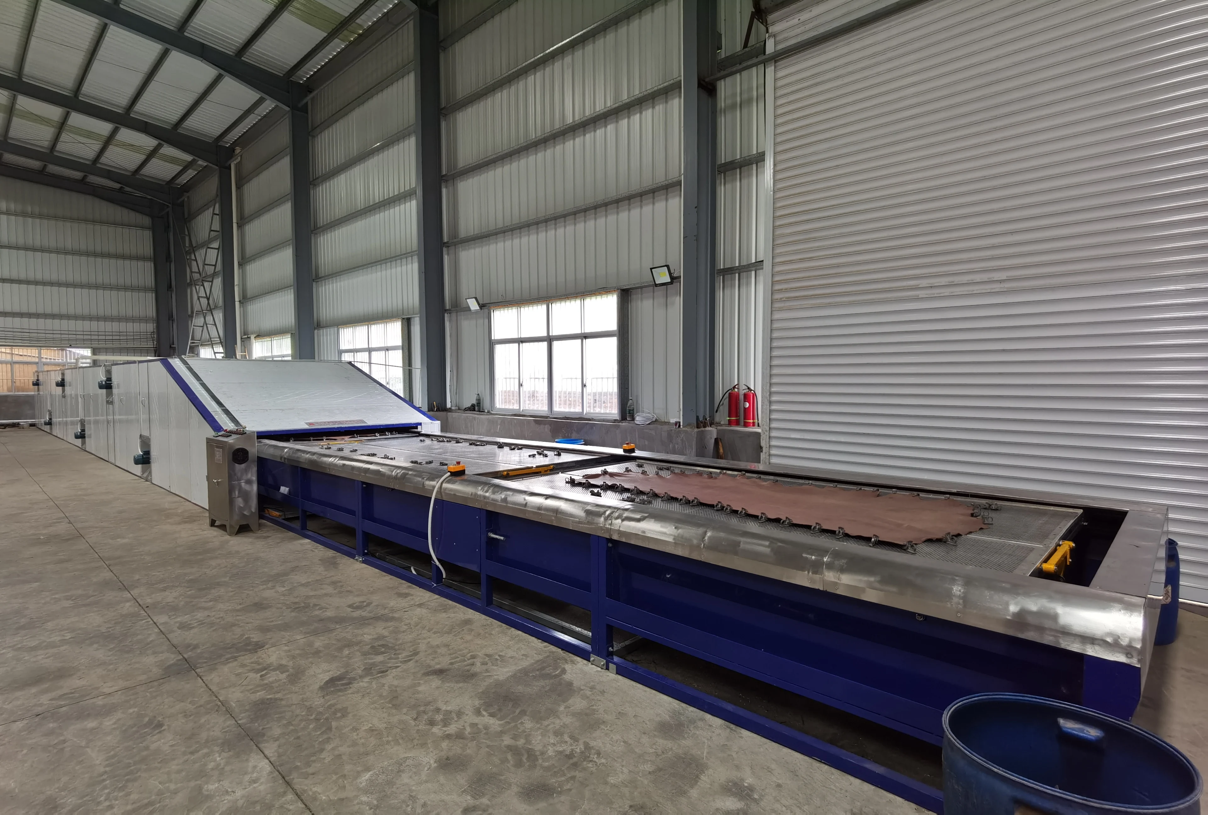 Stainless Steel Horizontal Type Toggling Dryer Leather Making Machine ...