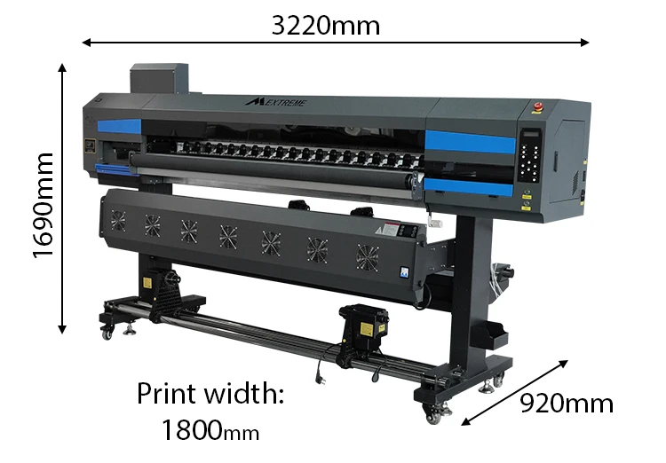 Digital Sublimation Textile Printer Roll to Roll Industrial Model ...