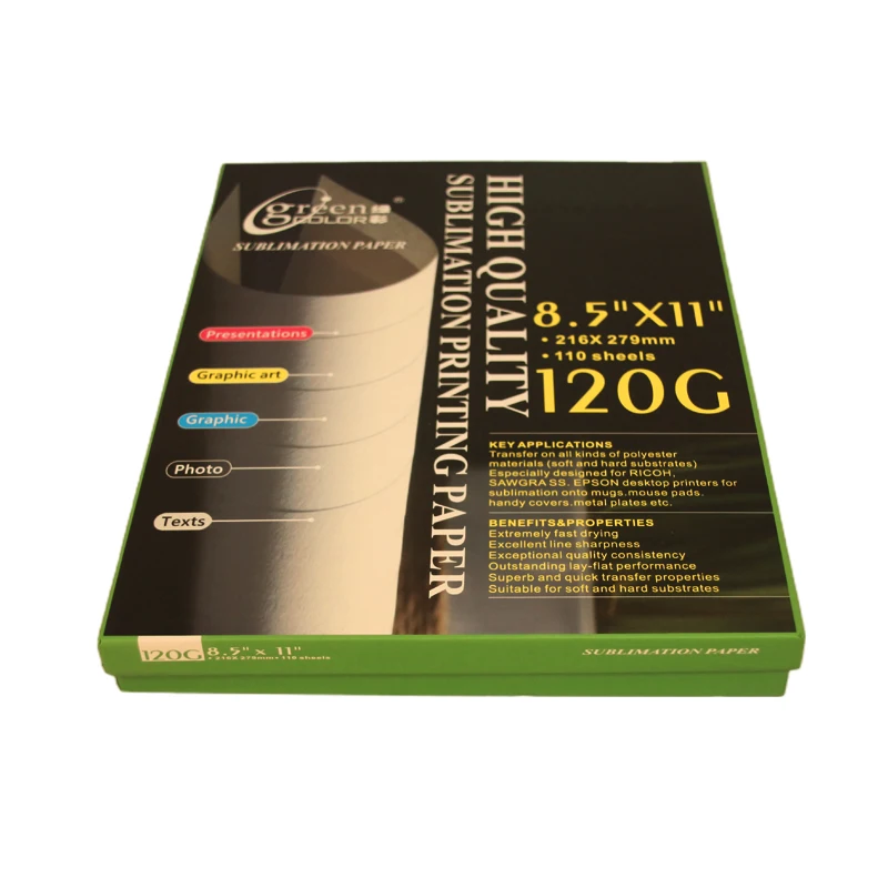 100gsm A4 Size 100 Sheets Per Pack Inkjet Printing White Sublimation ...