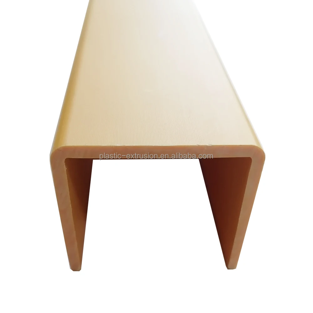 High Strength Pvc U Profile Easy Installation U Channel Profile Plastic ...