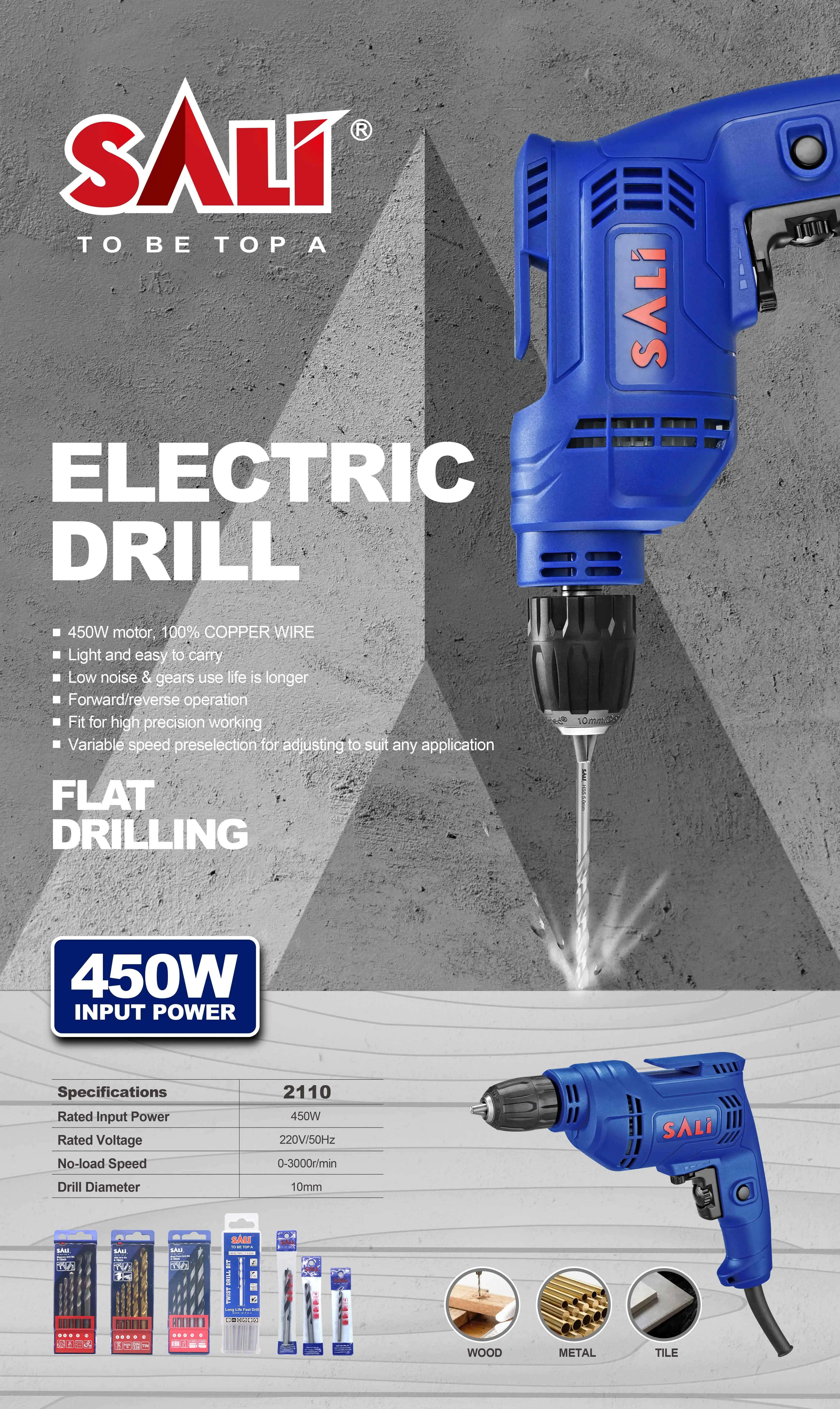 Drills Electric Sali Electric Drill Power Tools Drill - Buy Electric ...
