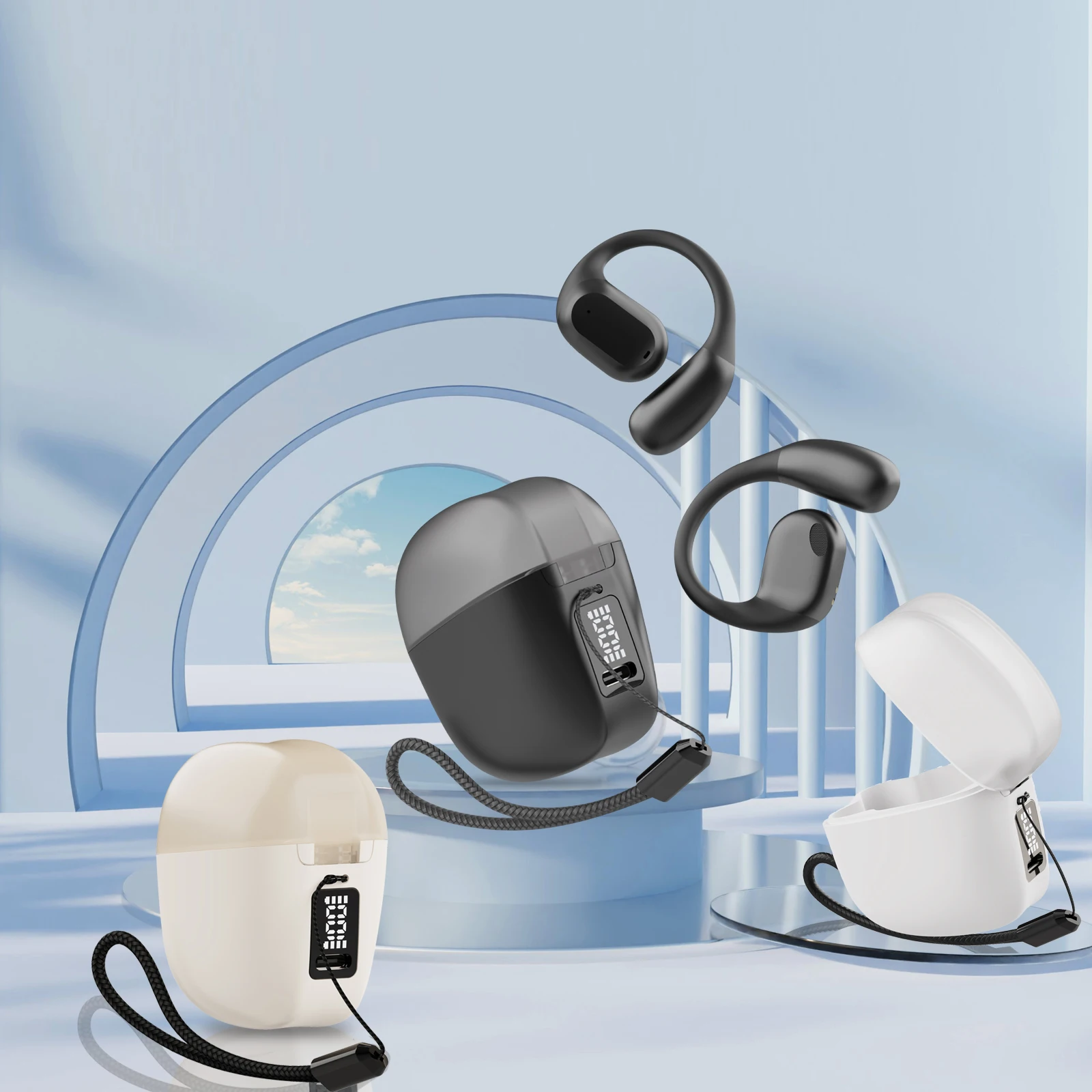 2024 New Trend Over Ear Wearable Headphones Wireless Blue Tooth ...