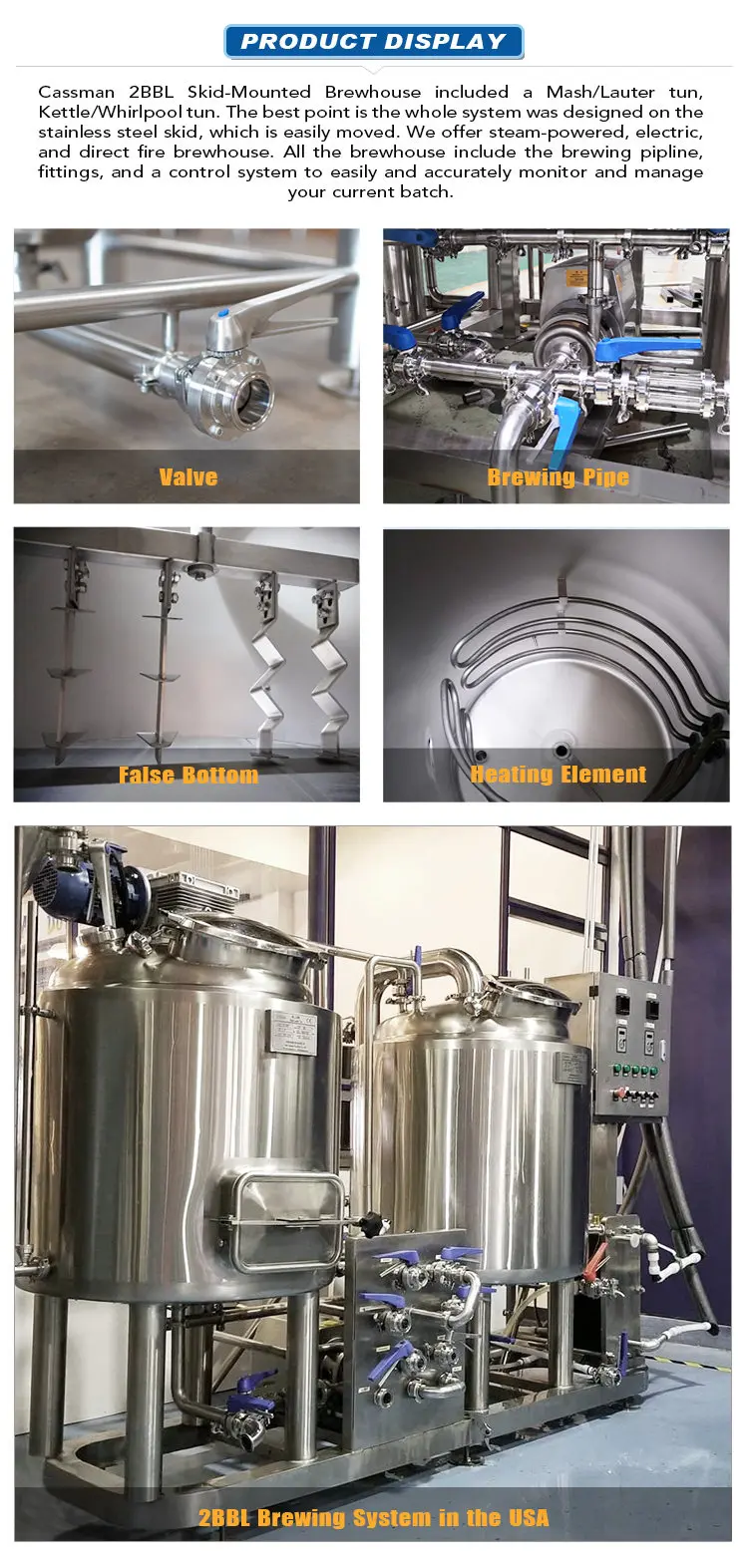Double Walled Cooling Jacket Conical Beer Fermenter Fermentation Tank ...
