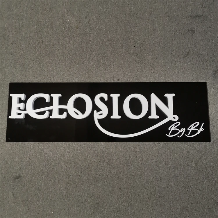 Customized Raised Letter Signs for Business Reception