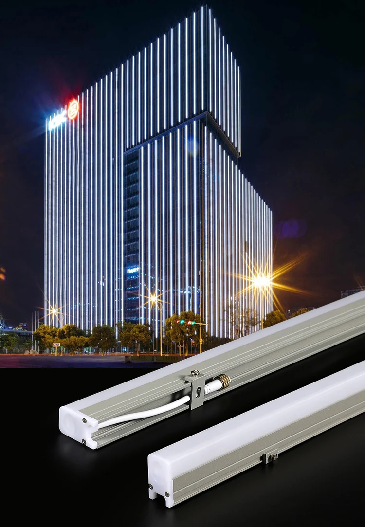 Outdoor Led Dmx Rgb Linear Facade Strip Light Aluminum Landscape ...
