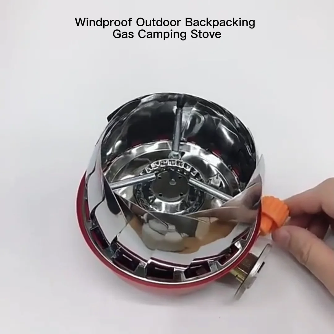 Ultralight Camping Stove Wind Proof Direct Portable Collapsible Lotus ...