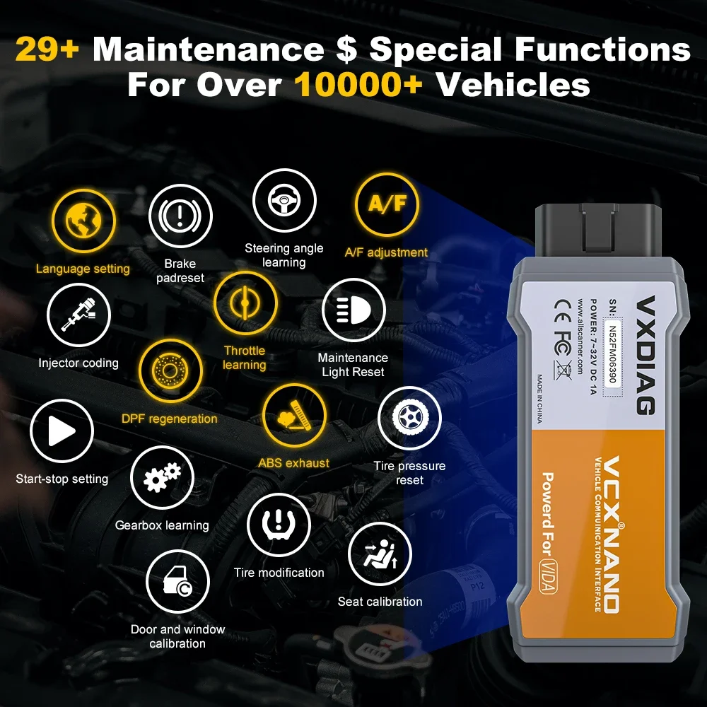 VXDIAG J2534 ECU Programming VCX NANO NX300 for VOLVO 2014D