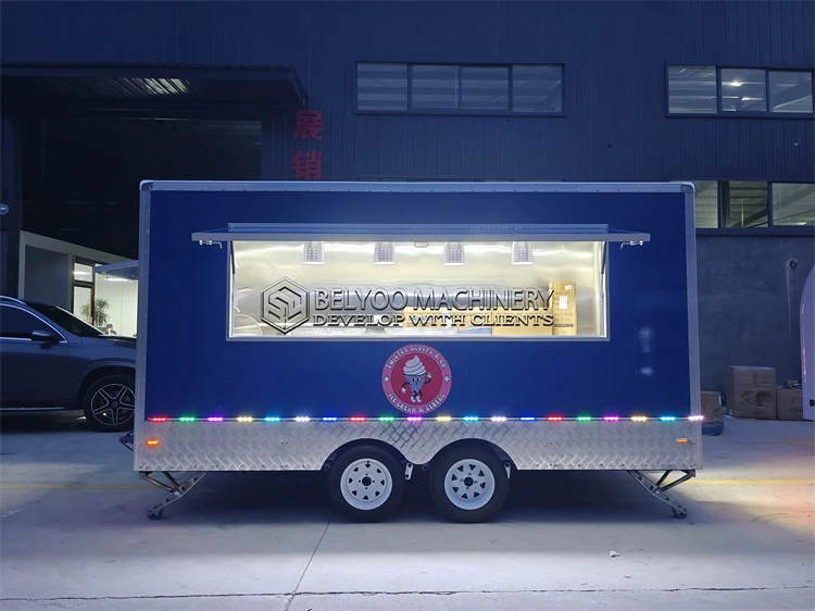 Custom Food Stall - Fast Food Truck Pizza Truck Ice Cream