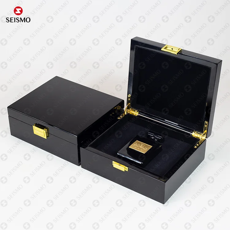 In Stock Custom Luxury Gift Box Solid Wood Arabic Oud Gift Packaging ...