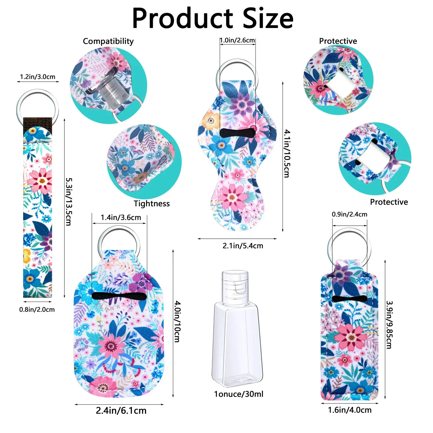 Custom Sublimation Travel Neoprene Chapstick Lipstick Keychain Sleeve ...
