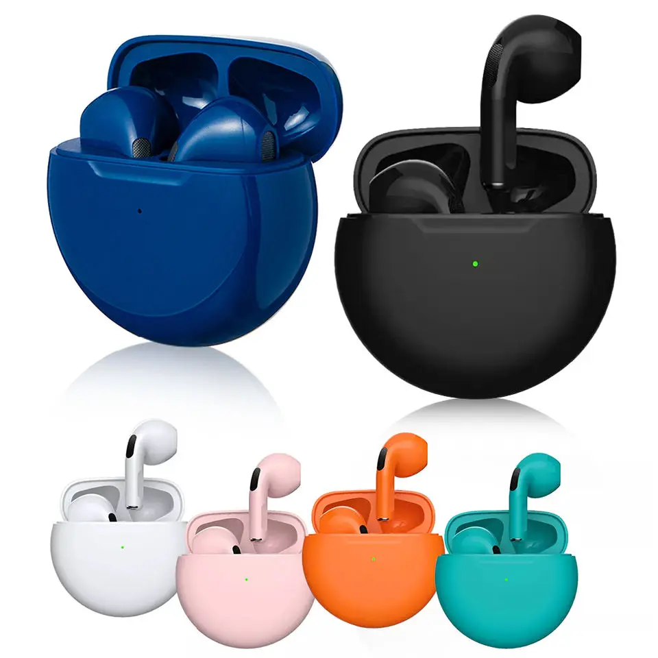 Pro 6 Earbuds Wired Handsfree Wireless Buds Earphones Wireless Gaming ...