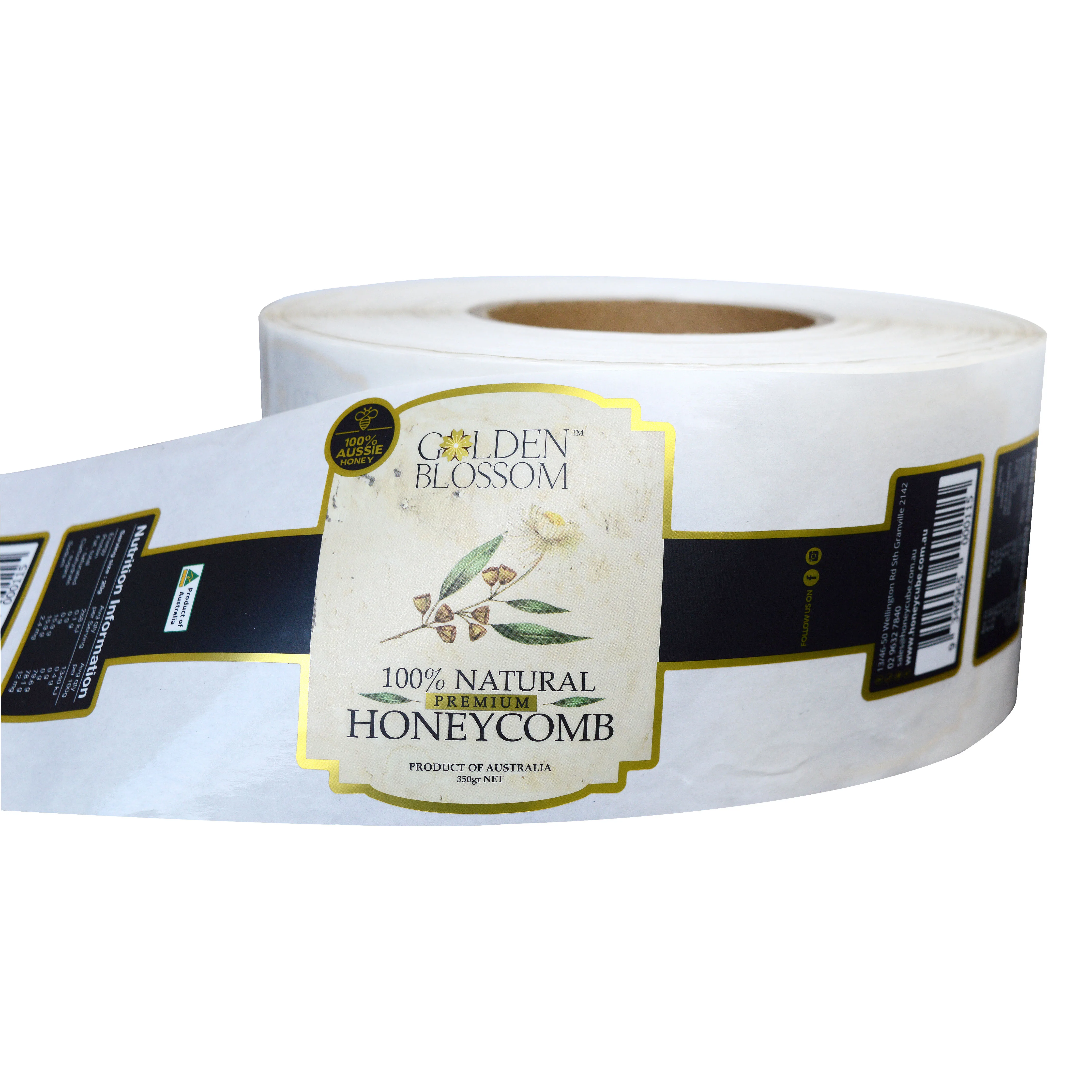 Honey Bottle Adhesive Sticker Label - Buy Vinyl Waterproof Labels,Glass ...