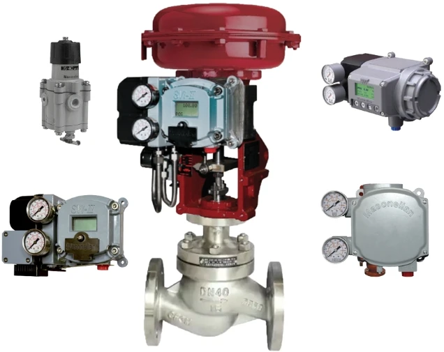 Chinese Control Valve with Masoneilan SVi1000 Digital Valve Positioner ...