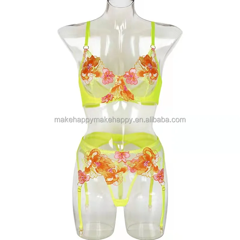 Sexy Lingerie Strap Lace Nightdress Suit Ladies Perspective Sexy Girls