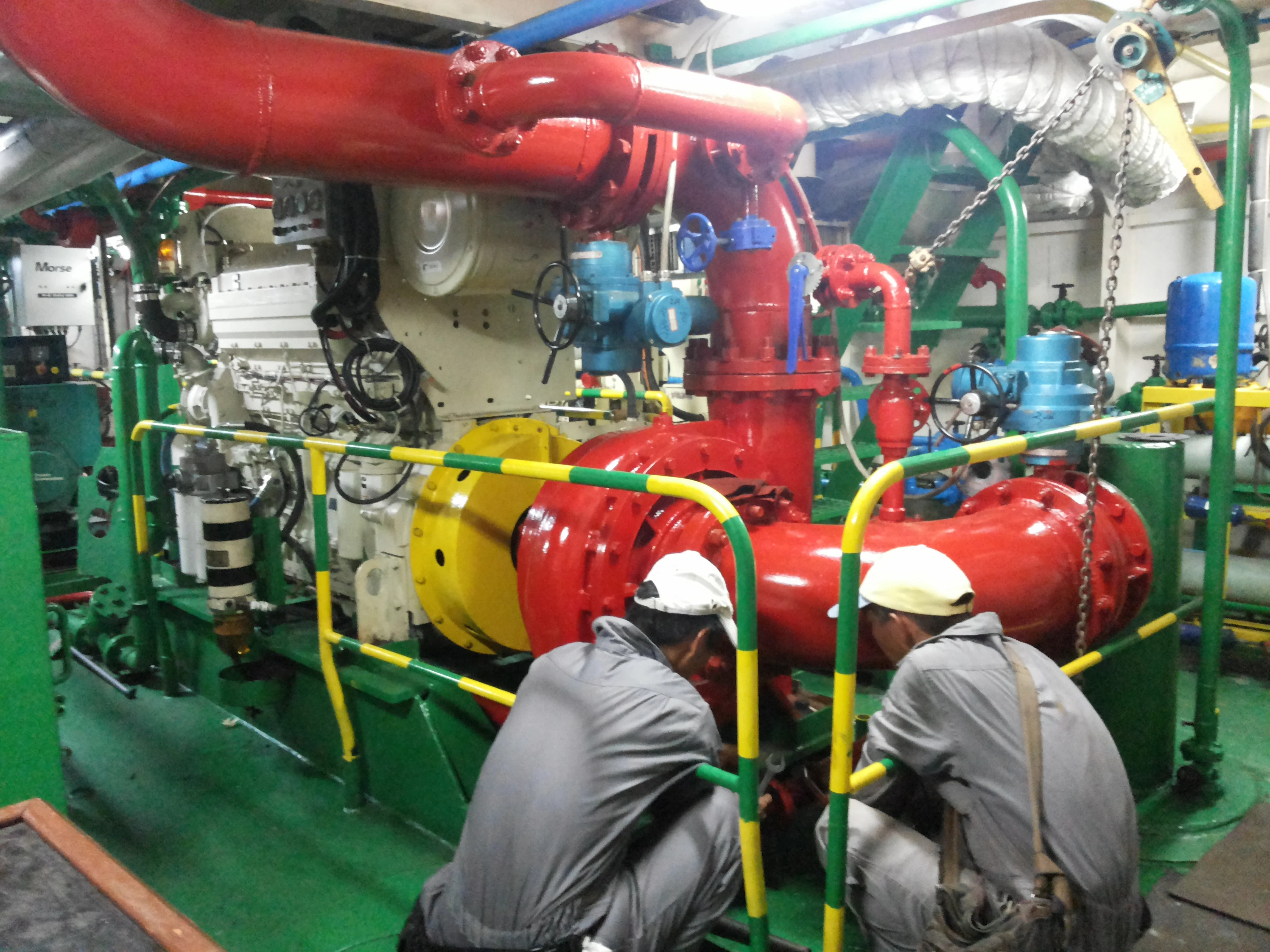 Diesel Engine Fire Water Pump 600m3/h For Marine External Fire Fighting ...