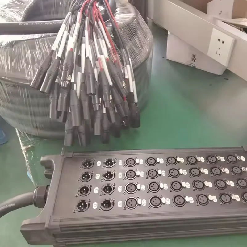 32 Channels Roll Stage Box Cable Dmx Audio De Y Power Snake XLR Cable ...