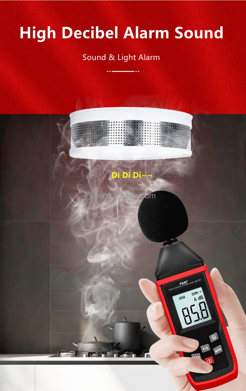 LDA Compound Co+smoke Detector - Home Safety & Security