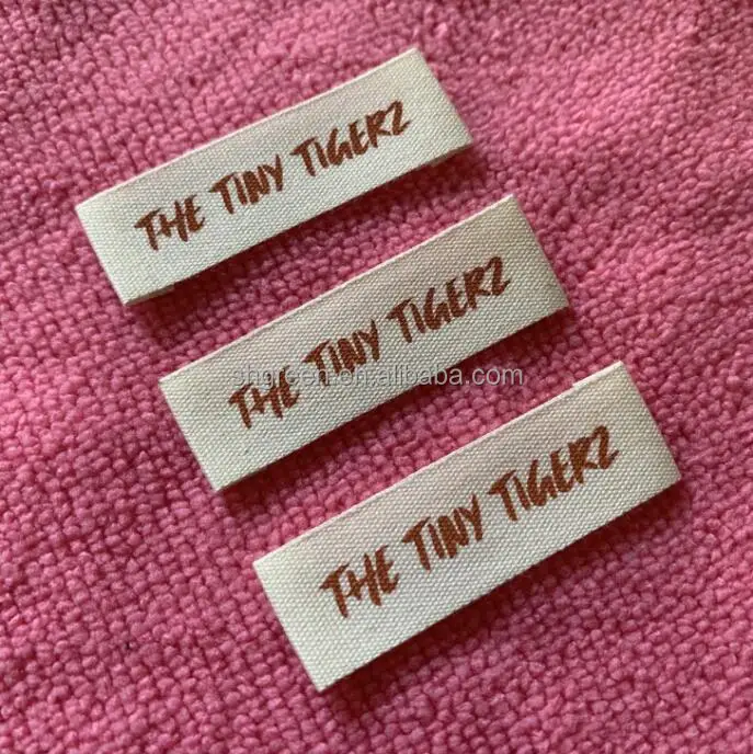Printed 100% Cotton Neck Collar Labels,handmade Sizes Cotton Tags ...