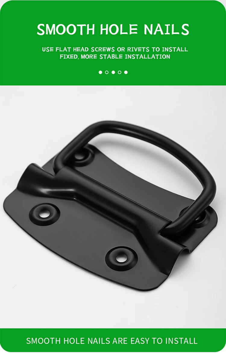 Spring Loaded Pull Handle Stainless Steel Chest Handle For Solar ...