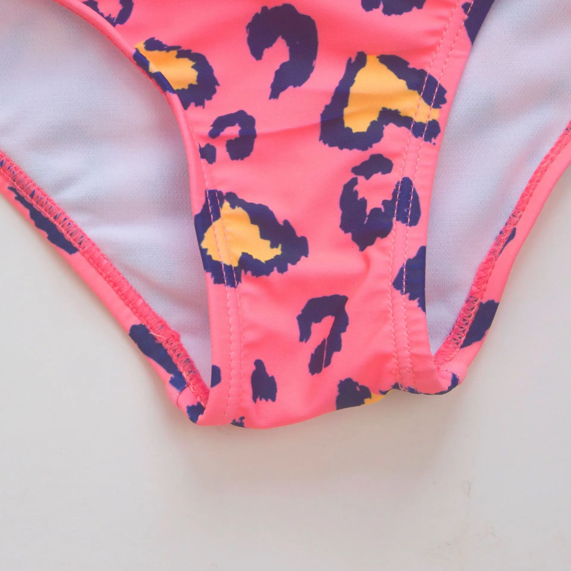Spa Girls Swimwear Leopard Print Teenager Bathing Suit for Summer ...