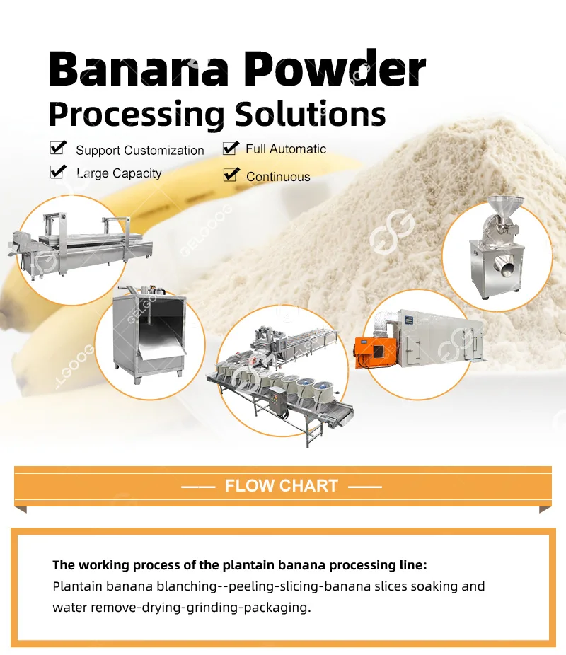 Gelgoog Banana Grinding Machine - Efficient Flour Production
