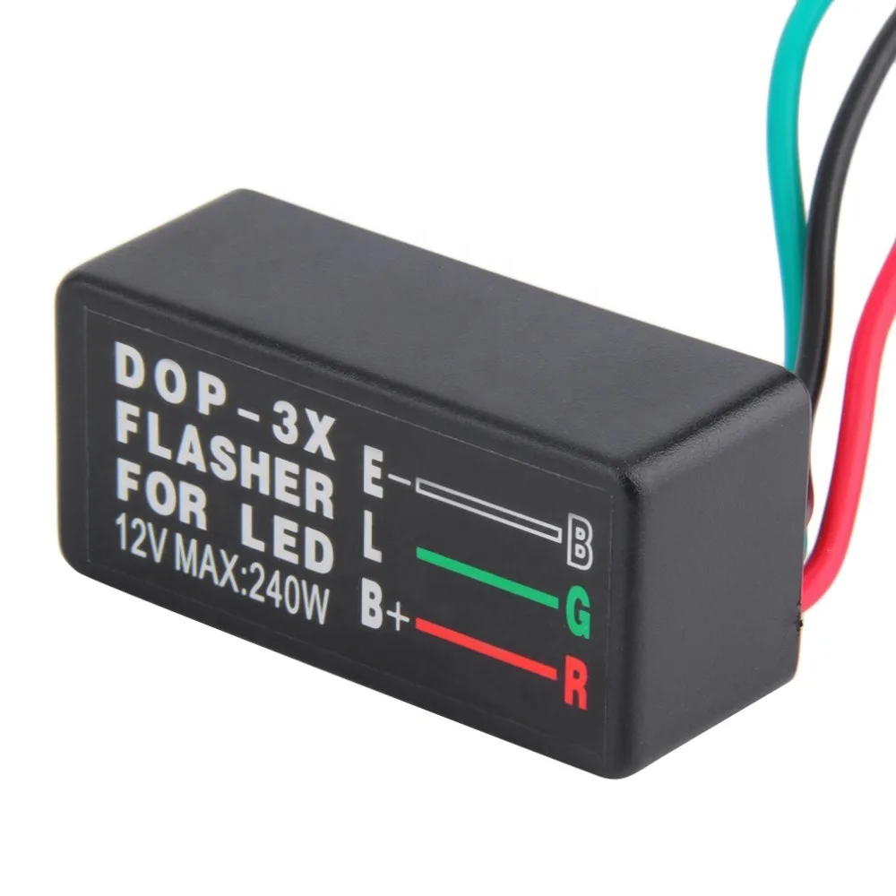 12V LED Module Motorcycle Flasher Relay - 40A Rated Current