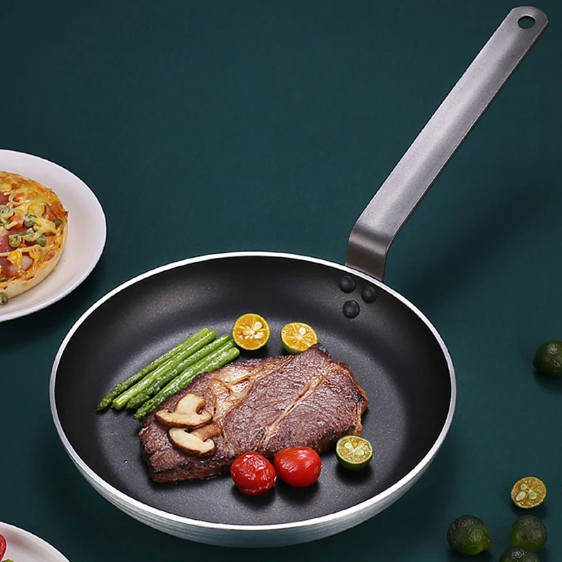 Round Shape Vessels For Kitchen Tool Aluminum Non-stick Frying Pan ...