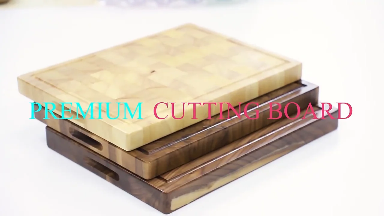 Luxury Modern Vegetable Tick Large Eco Acacia Walnut Wood Chopping ...