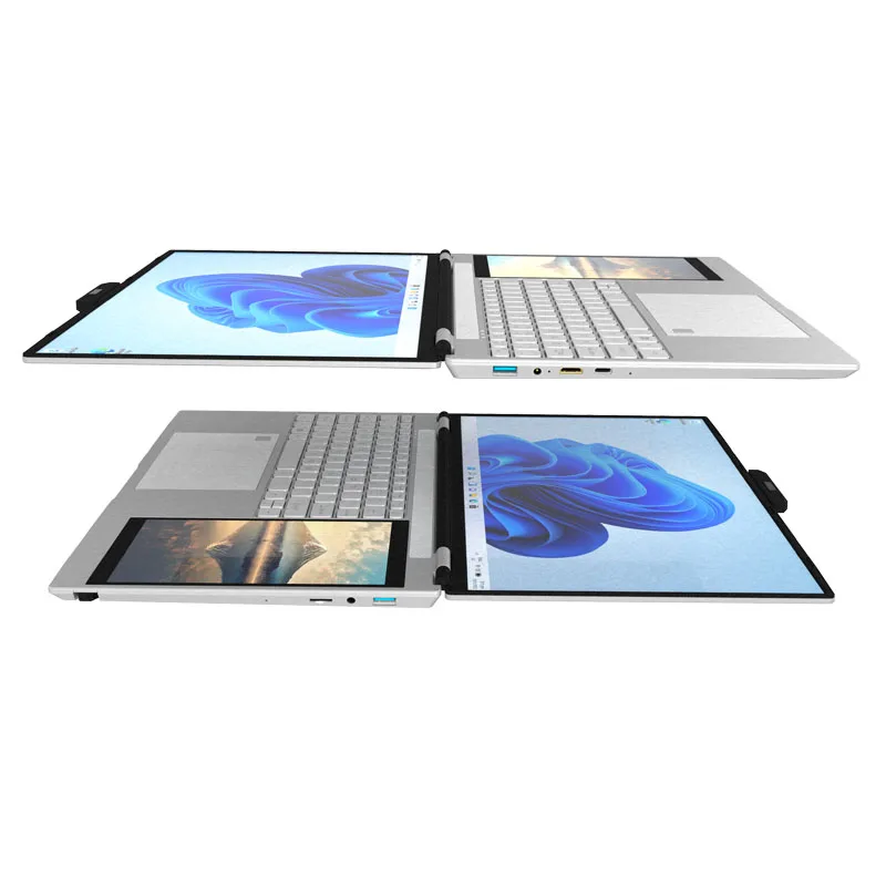 The Latest Dual Screen Ultra Slim Laptops Brand New Notebook N5105 2 ...