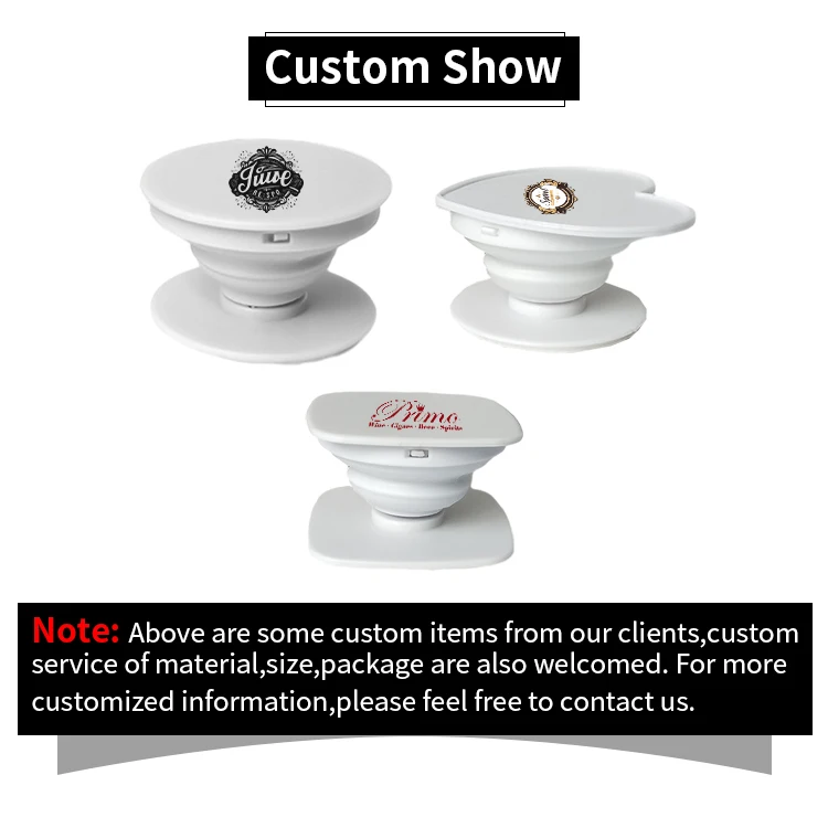 Wholesale Mobile Phone Pop Up Socket Grip Logo Sticker Stand Phone ...