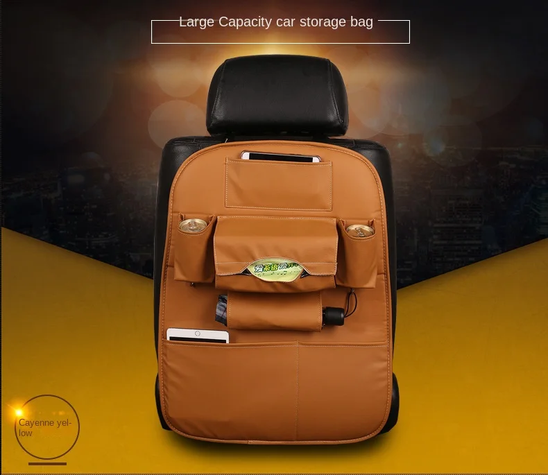 Wholesale Car Seat Back Organizer Hanging Folding Storage Bag Car Seat ...