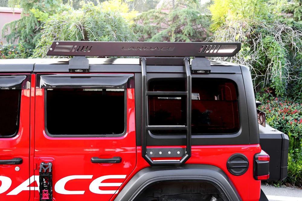 Custom Black Powder Coating Jeep Wrangler Jl Roof Rack Platform With ...