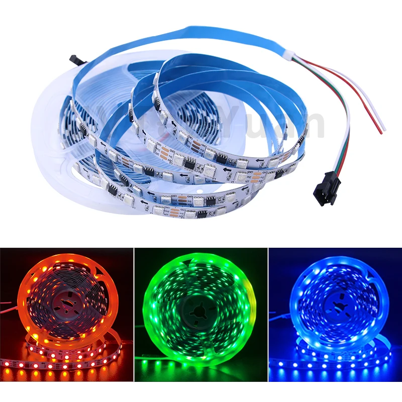 Multi Colored 24v Rgb Non-waterproof Ip20 120leds/m Dreamable Color ...