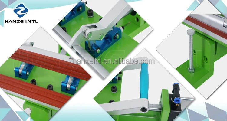 Pneumatic Stretcher With Duplex Clamps For Screen Printing - Buy ...