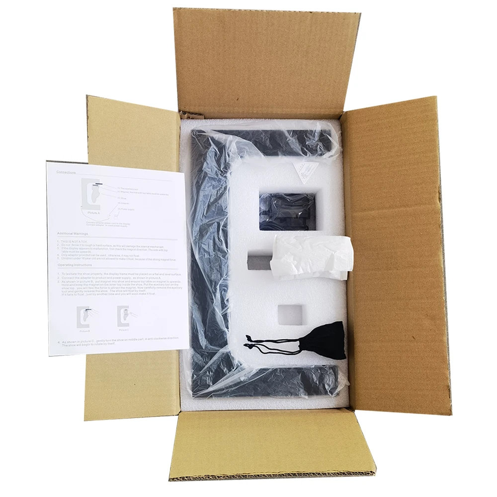 Factory Sneaker Magnetic Floating Shoe Display Magnetic Levitating Shoe ...