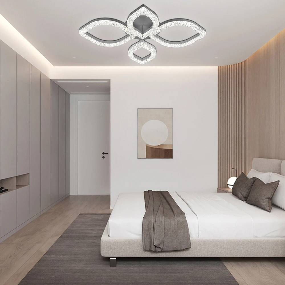 Modern Remote Control ceiling light Dimmable Living Room Surface ...