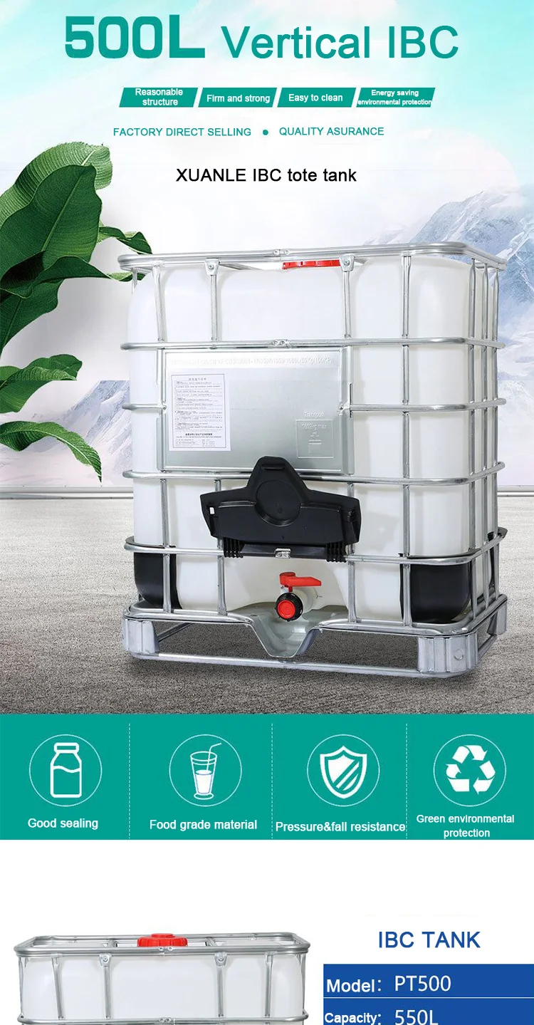 Factory Supply 500 liter plastic ibc tank tote with fast delivery ...