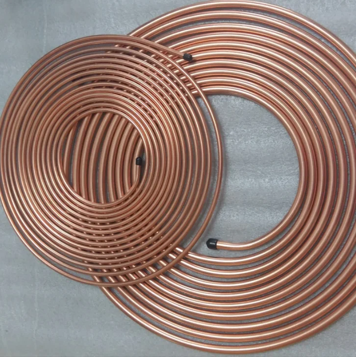 High Purity 99.99% Copper Water Pipe Coil for Air Conditioning ...