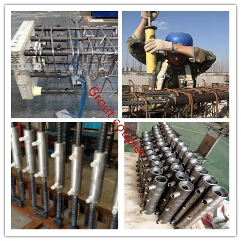Grouting Rebar Splice Sleeves Coupler of Rebar Connection for Shear ...