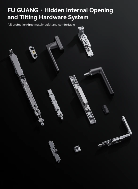 Steel 180° Inward Opening Tilting Anti-Theft Aluminum Alloy Door Window ...