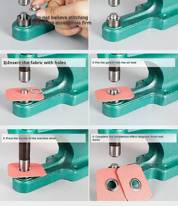 Desktop Manual Buttoning Machine 831/633 Button Installation Tools ...