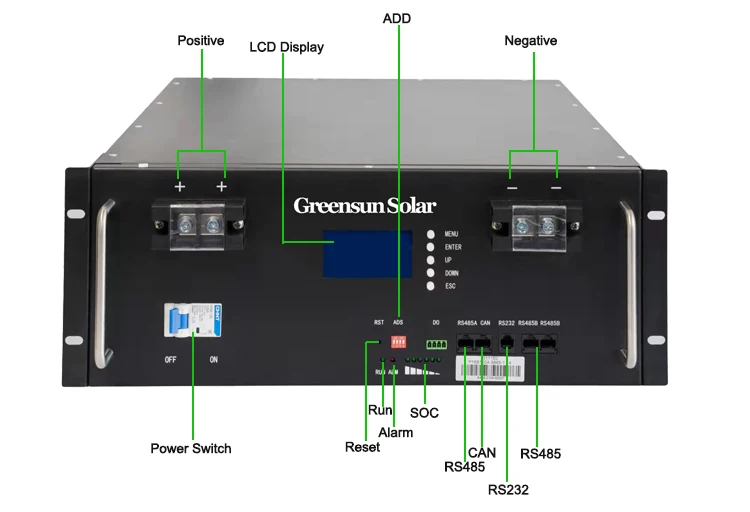 Lifepo4 Lithium Ion Battery 48v 200ah 400ah 600ah 20kwh 40kwh 60kwh ...
